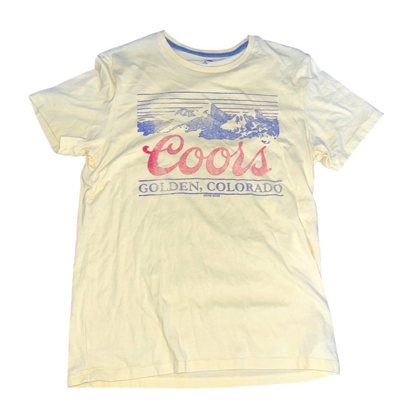 Coors | Shirts | Coors Original Golden Lager Logo Tee Vintage Style 8s ...